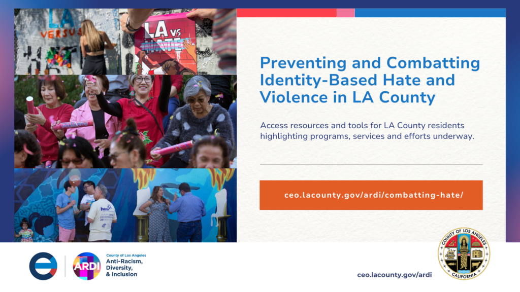 Resources to Prevent Identity-Based Hate and Violence and Increase ...